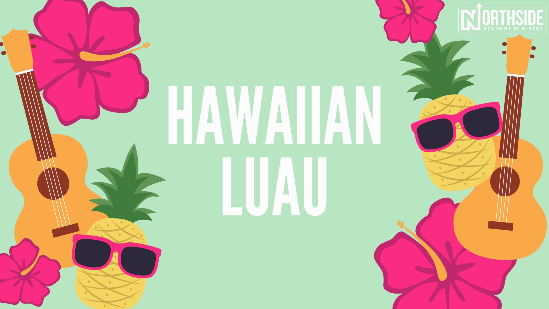 Northside Students Hawaiian Luau
